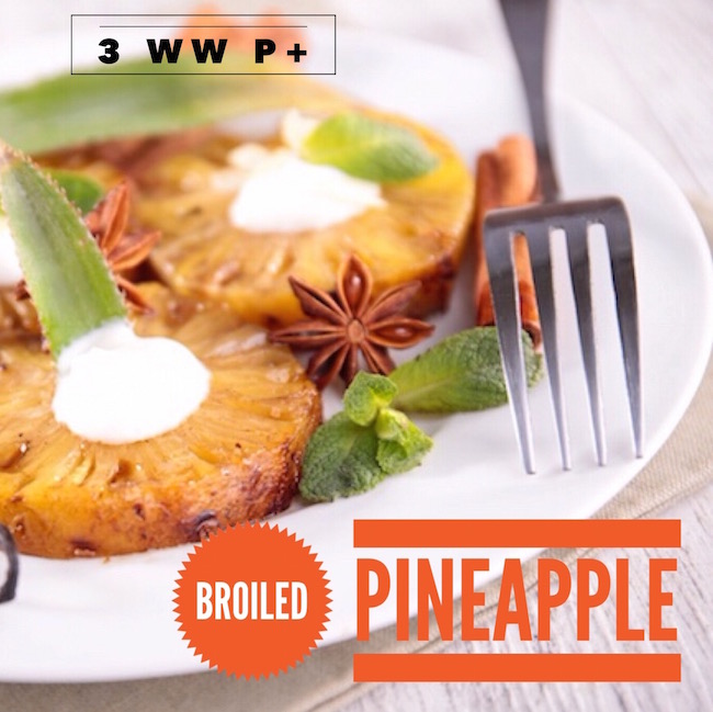 Broiled PIneapple with Marshmallows | Just Plum Crazy