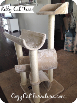Kitty Cat Tree House ~ A Mansion for Cats | Just Plum Crazy