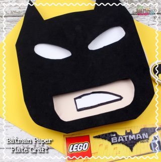 Batman Paper Plate Craft Tutorial | Just Plum Crazy