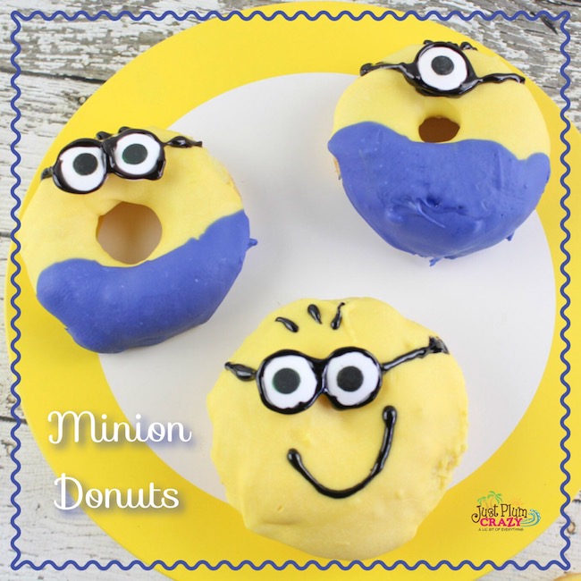 Minion Donuts Recipe - Despicable Me 3 | Just Plum Crazy