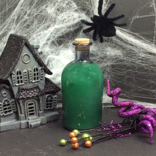 Ghoulish Green Goblin Halloween Cocktail Recipe - Be Plum Crazy!